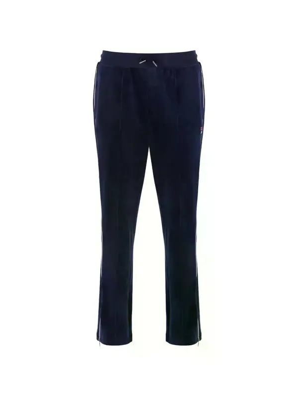 FILA Fio Velour Drawstring Track Pants - Blue