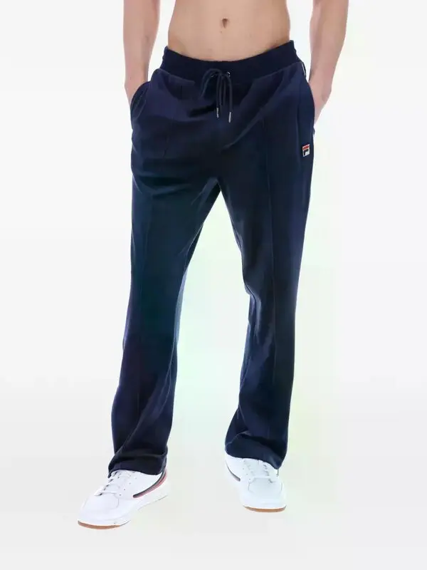 FILA Fio Velour Drawstring Track Pants - Blue