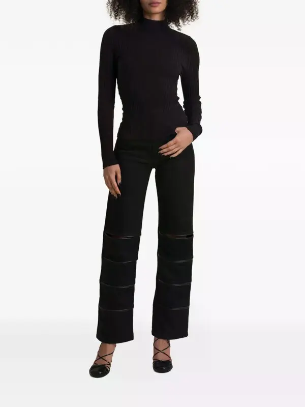 CONTESSA MILLS Benjamin Jumper Ribbed High Neck Long Sleeve