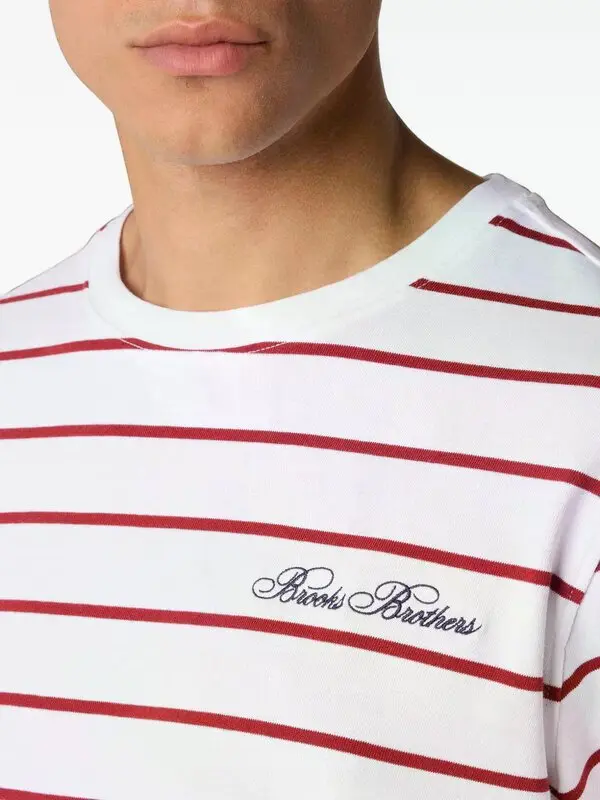 Brooks Brothers Striped Cotton T-shirt