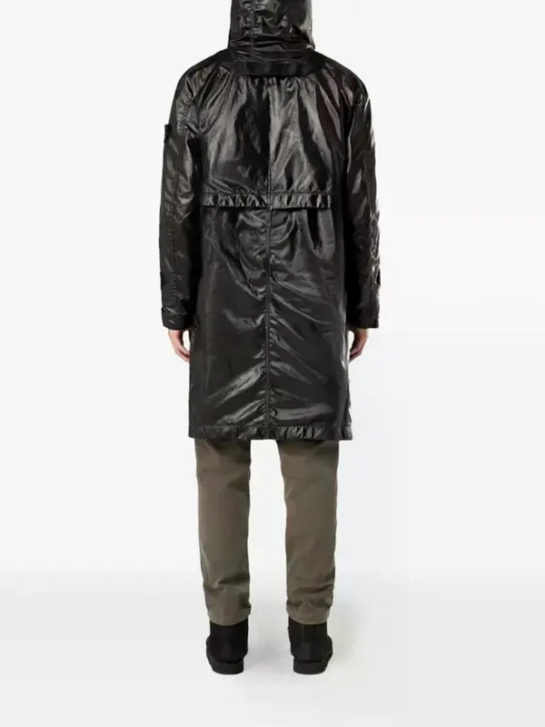 Stone Island Logo Patch Hooded Jacket