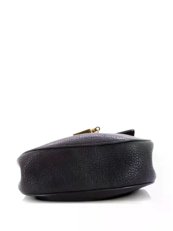 Chloé Drew Leather Mini Crossbody Bag - Black