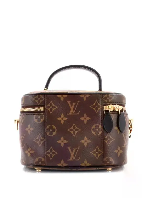 LOUIS VUITTON Reverse Monogram Canvas Pm Vanity Satchel