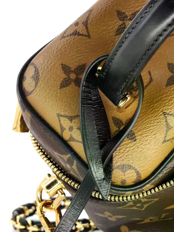LOUIS VUITTON Vanity Handbag Reverse Monogram Canvas Pm Satchel