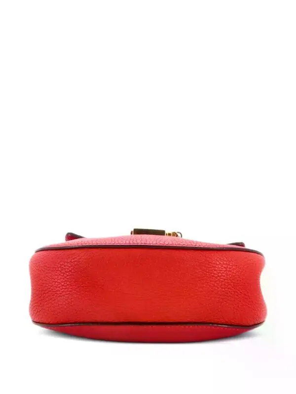 Chloé Drew Leather Mini Crossbody Bag - Red