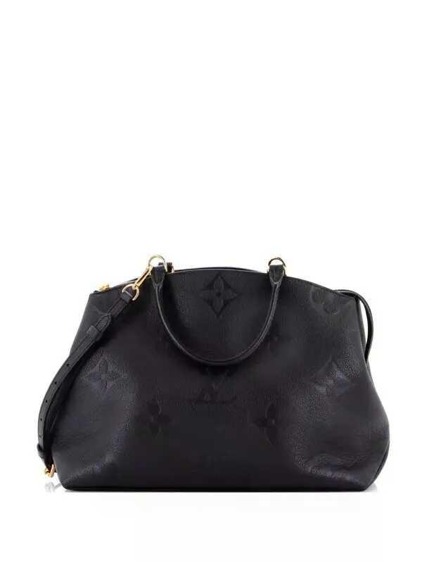LOUIS VUITTON Grand Palais Handbag Monogram Empreinte Giant Shoulder Bag - Black