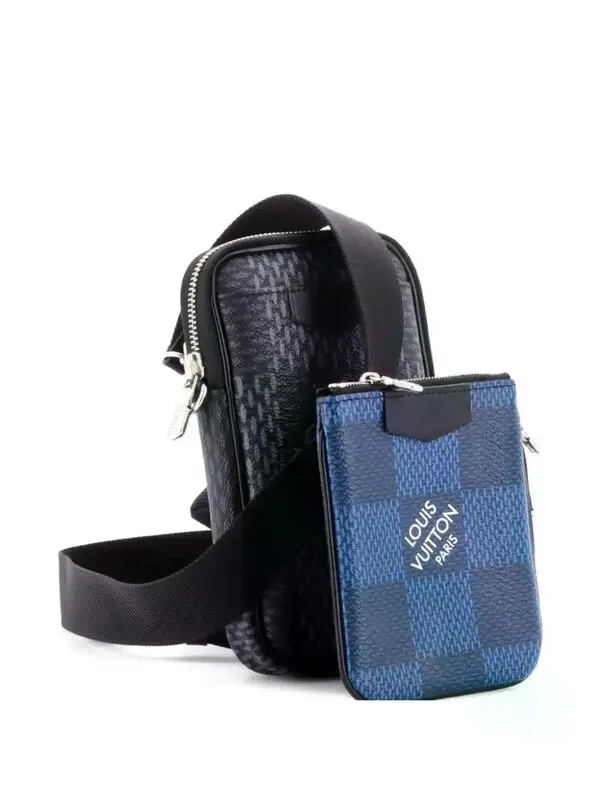 LOUIS VUITTON Damier Graphite 3d Modular Pouch Crossbody Bag
