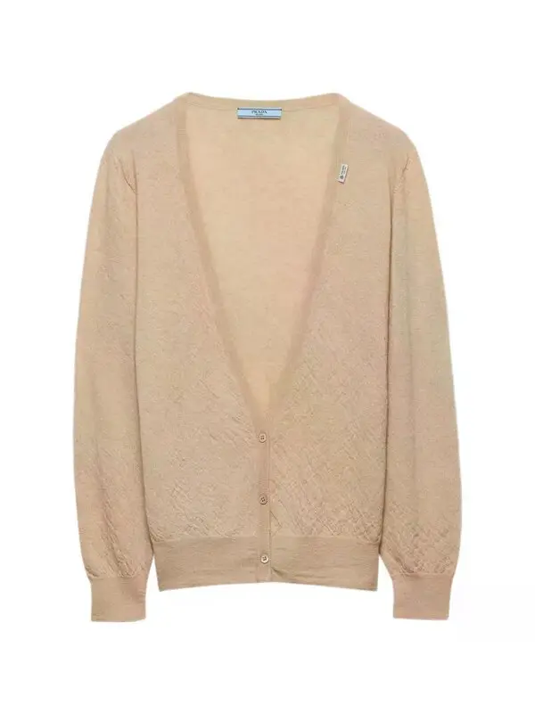 Prada Cashmere V-neck Cardigan
