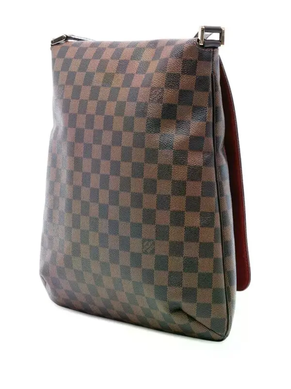 LOUIS VUITTON 2003 Damier Ebene Musette Salsa Gm Crossbody Bag