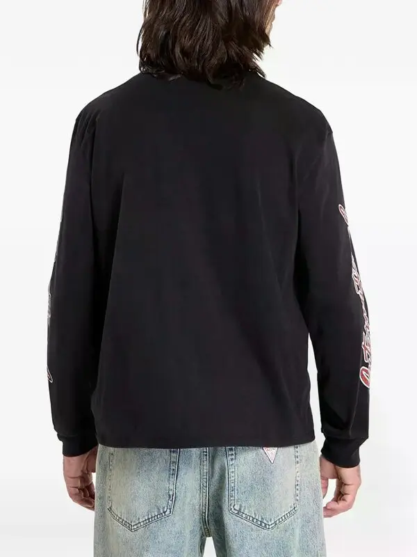 Guess Graphic-print Long-sleeve T-shirt
