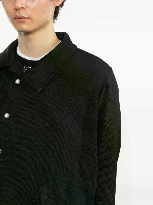 Comme Des Garçons Asymmetric Press-stud Jacket