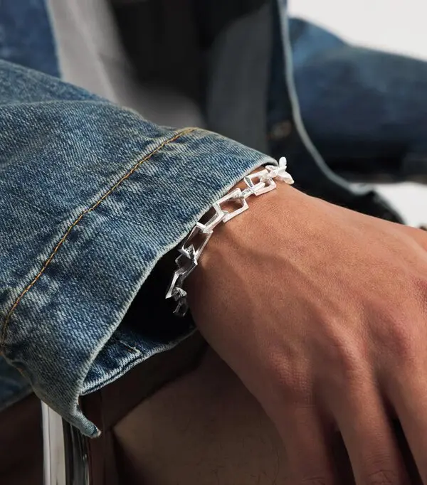 THE OUZE Sterling Petite Bulk Link Bracelet