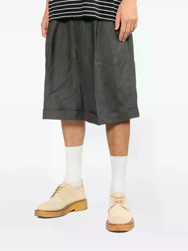 Jacquemus Pleated Turn-up Trousers
