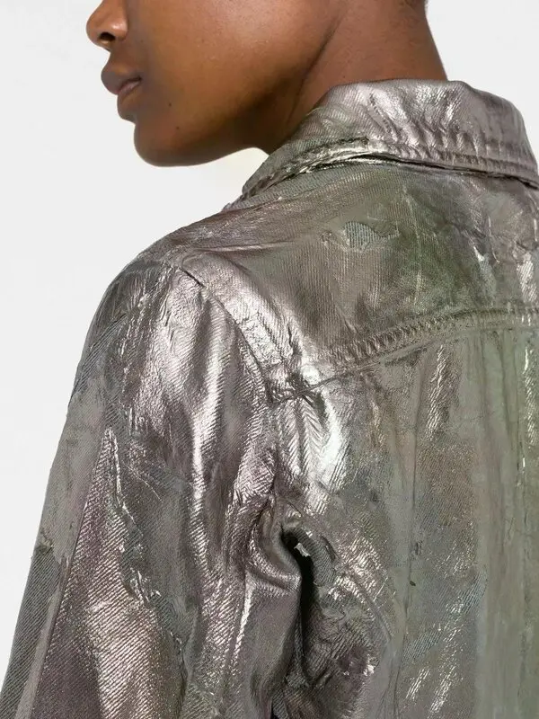 DIESEL® Cropped Metallic Jacket