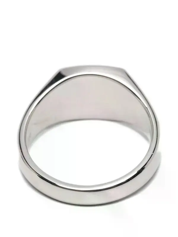 Tom Wood Kay Onyx Ring - Silver