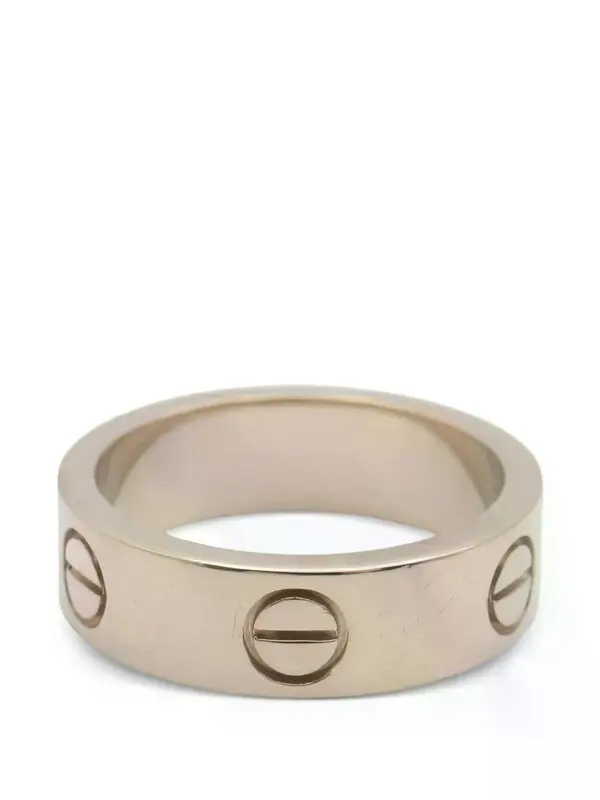 Cartier 18k White Gold Love Ring - Silver