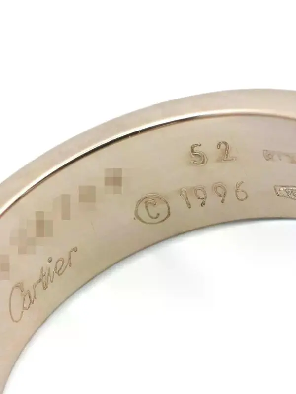 Cartier 18k White Gold Love Ring