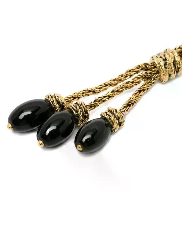 AURÉLIE BIDERMANN Miki Onyx Earrings