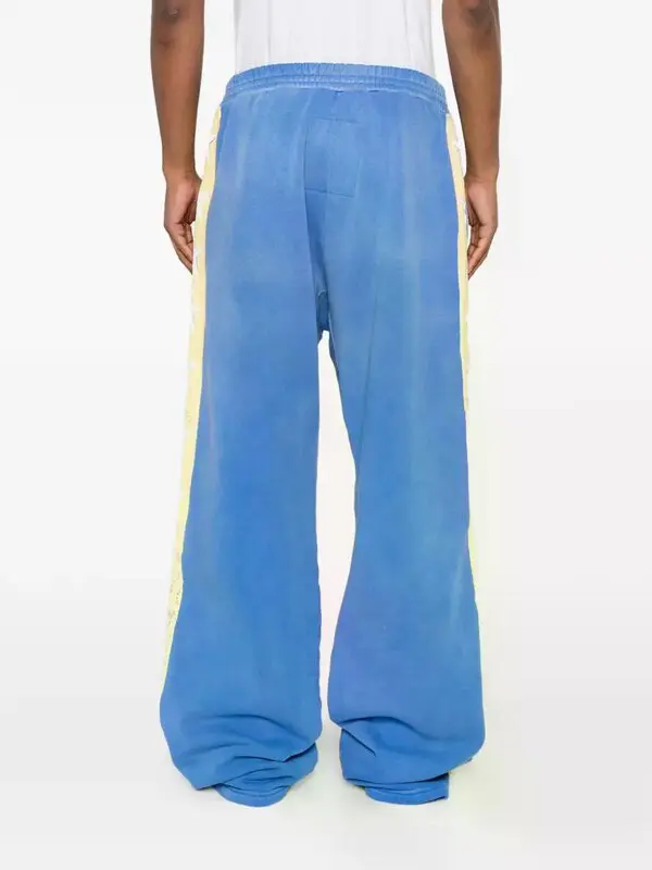 SECND SLF Lace-up Star-print Track Pants