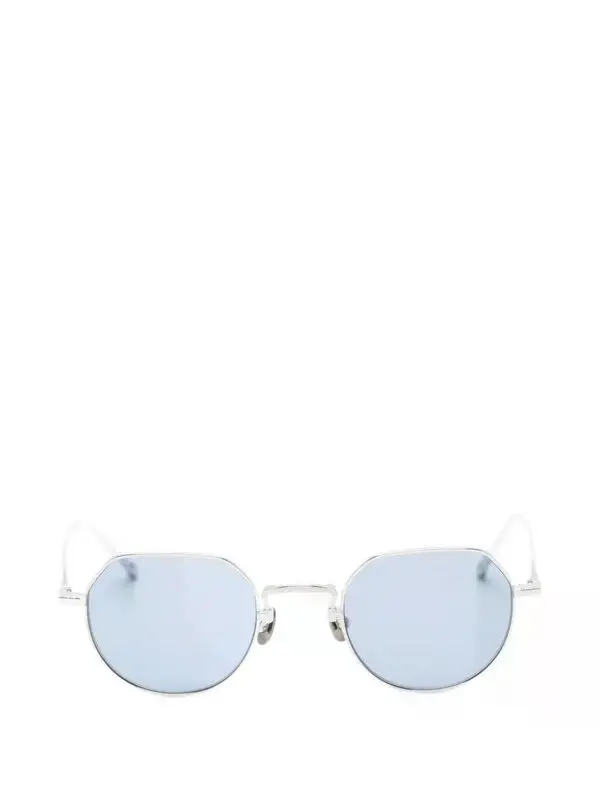 Matsuda Tone Octagon Frame Sunglasses - Silver