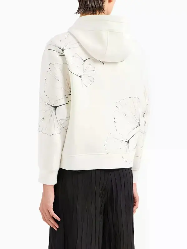 Emporio Armani Graphic Print Hoodie