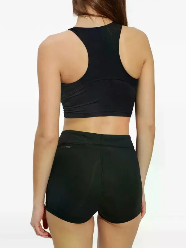 Adidas Adizero Logo-print Cropped Top