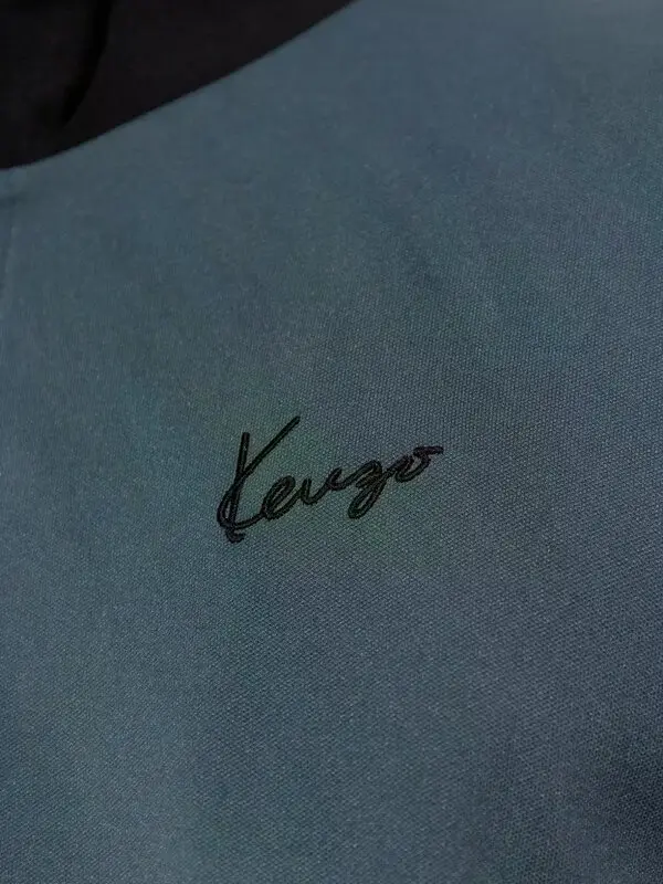 Kenzo Logo Embroidered Panelled Sweater
