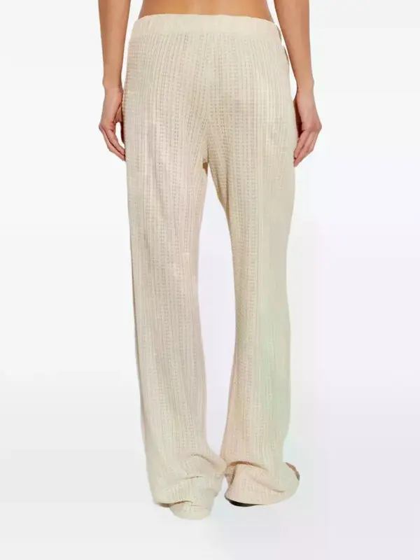 Hanro Waffle Knit Straight Leg Trousers