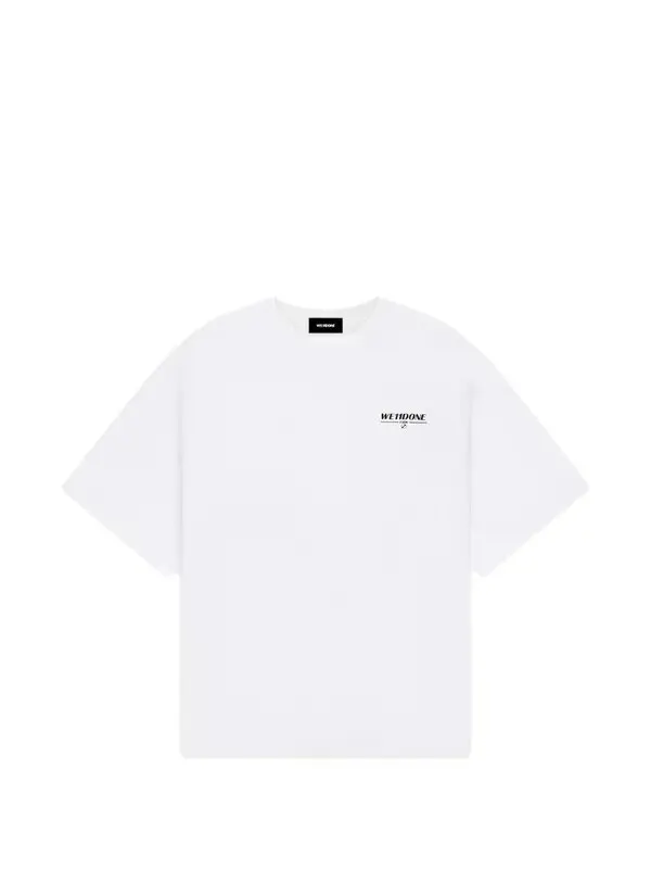 We11Done Logo Print Oversized T-shirt - White