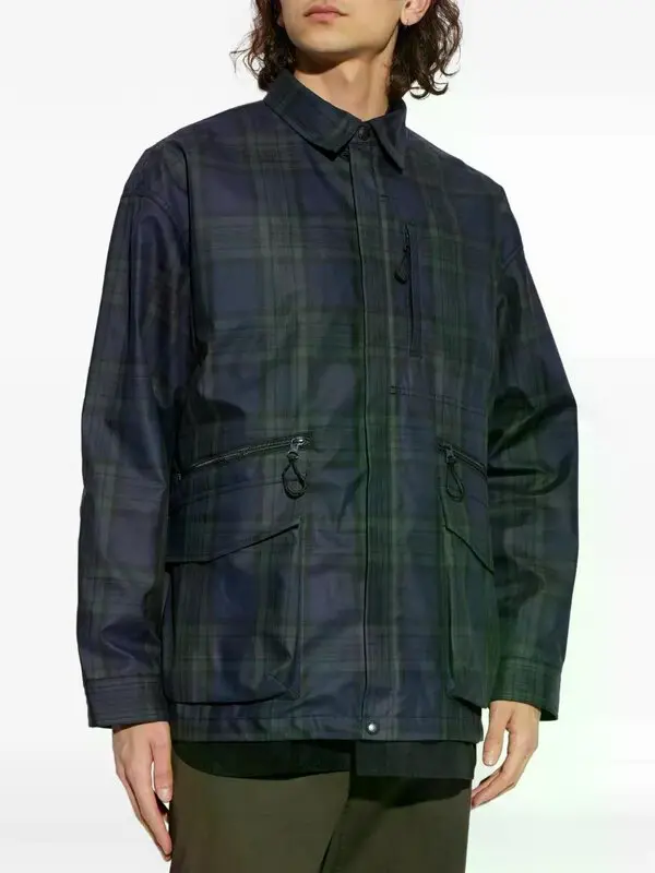 Comme Des Garçons Tartan Check Zip-up Jacket