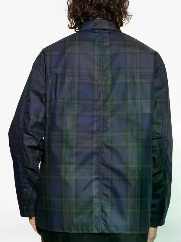 Comme Des Garçons Tartan Check Zip-up Jacket