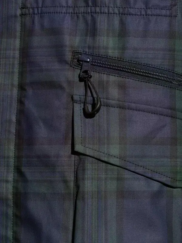 Comme Des Garçons Tartan Check Zip-up Jacket