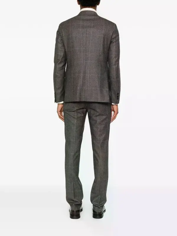Tagliatore Check-pattern Wool Suit