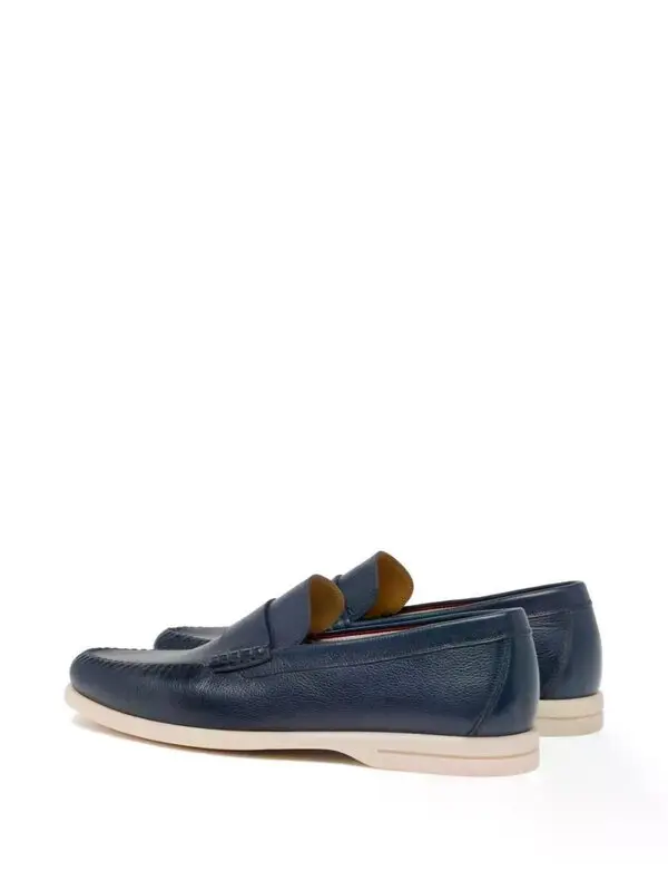 Bally Grainy-leather Loafers