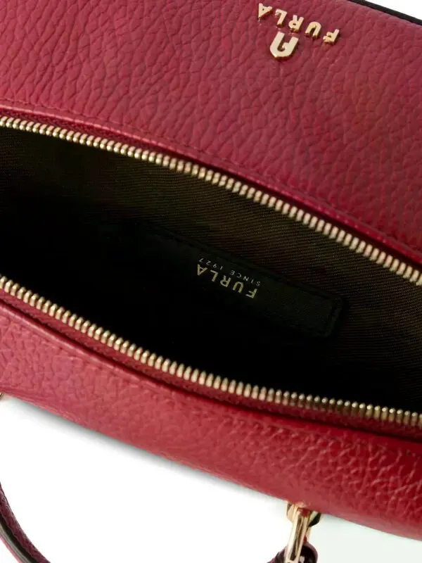 Furla Camelia Grained-leather Mini Bag - Red