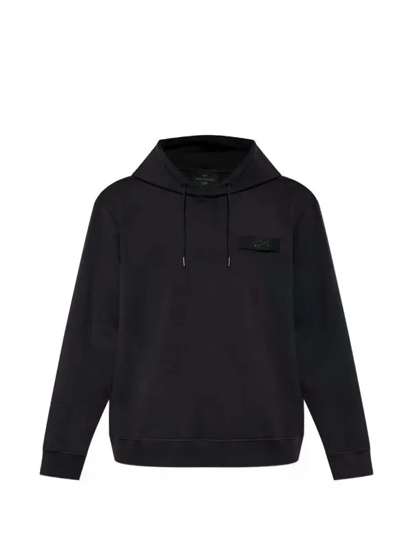 Paul & Shark Logo Patch Drawstring Hoodie