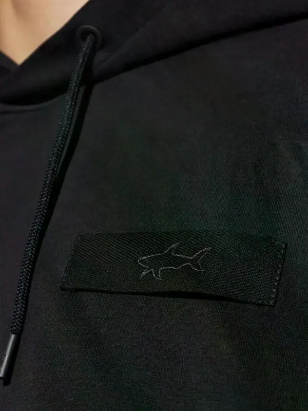 Paul & Shark Logo Patch Drawstring Hoodie