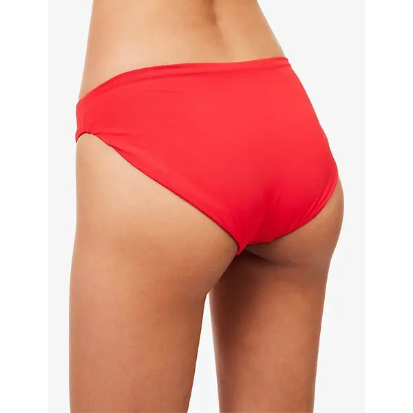 Second Summer High-waist Bikini Bottoms - Red
