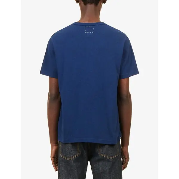 Visvim Ultimate Jumbo Ii Cotton-jersey T-shirt - Navy