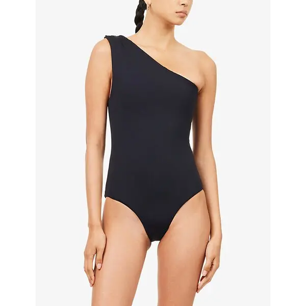 Second Summer Peggy Asymmetric One Shoulder Swimsuit