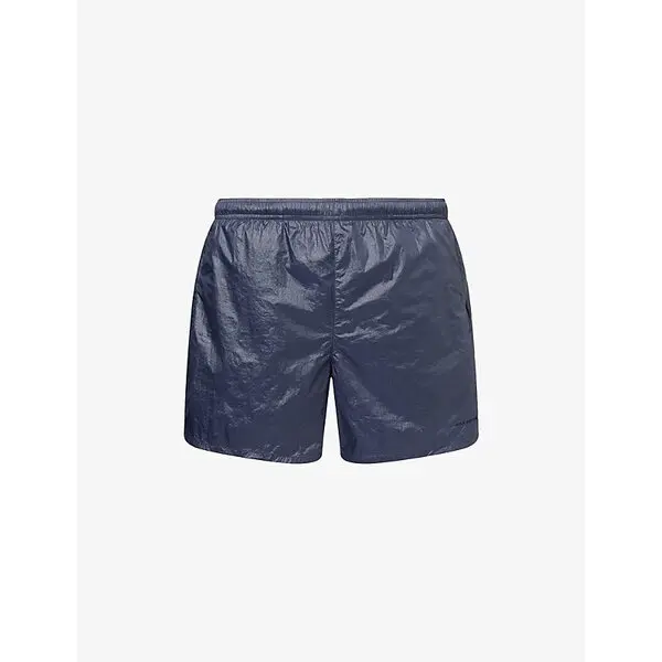 COLE BUXTON Embroidered-logo Welt-pocket Swim Shorts - Navy