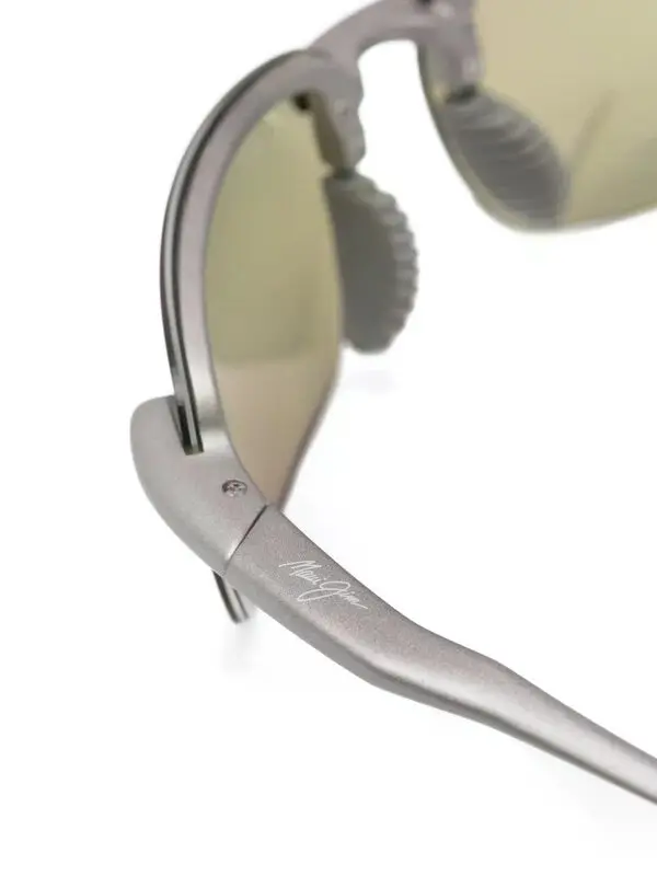 Maui Jim Ho’okipa Ultra Rectangle-frame Sunglasses - Grey