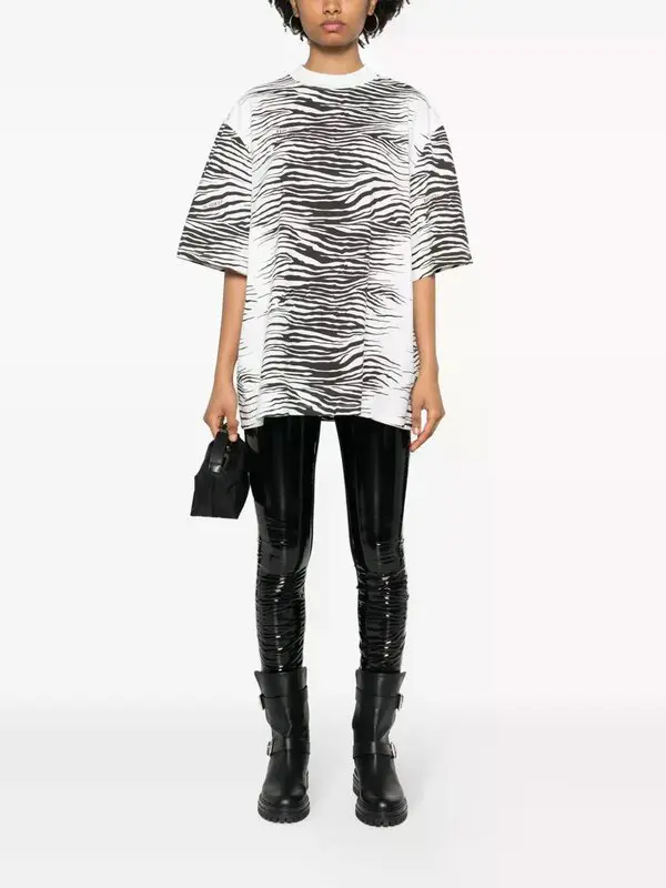 Karl Lagerfeld Contrast Patent Leggings