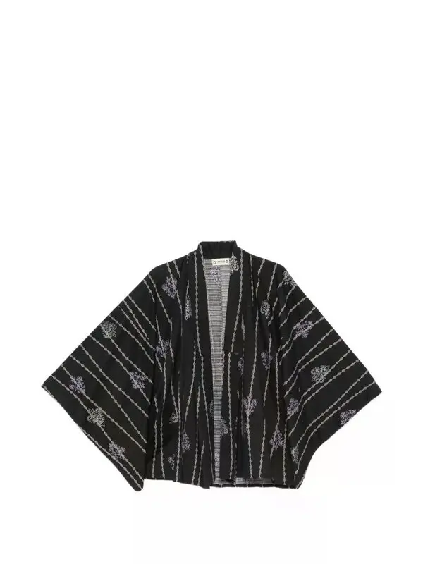 A.N.G.E.L.O. VINTAGE CULT Patterned Kimono - Black