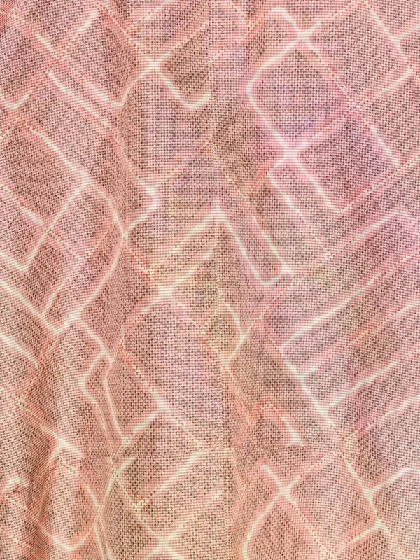 A.N.G.E.L.O. VINTAGE CULT Silk Geometric Pattern Kimono