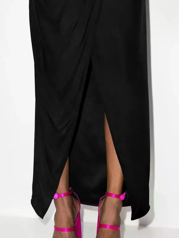 Gauge81 Lica Silk Strapless Maxi Dress