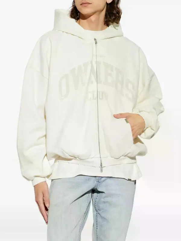 REPRESENT Owners Club Zip-up Hoodie - Neutrals