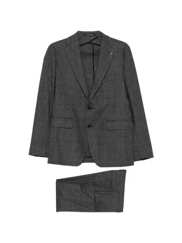 Tagliatore Check-pattern Single-breasted Suit