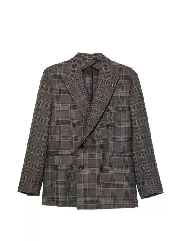 Tagliatore Double-breasted Check Blazer