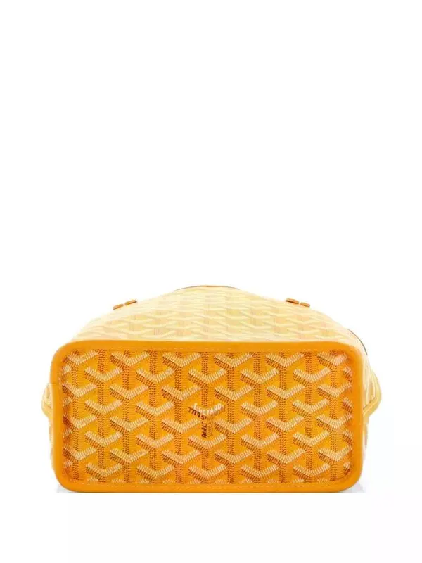 Goyard Anjou Reversible Tote Coated Canvas Mini Satchel - Yellow